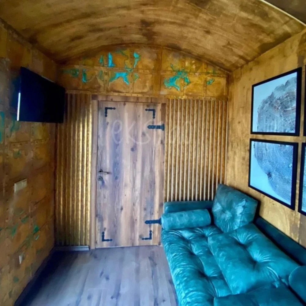 Tiny House Long Lasting Portable House Model Vagon For Caravan Fire ...