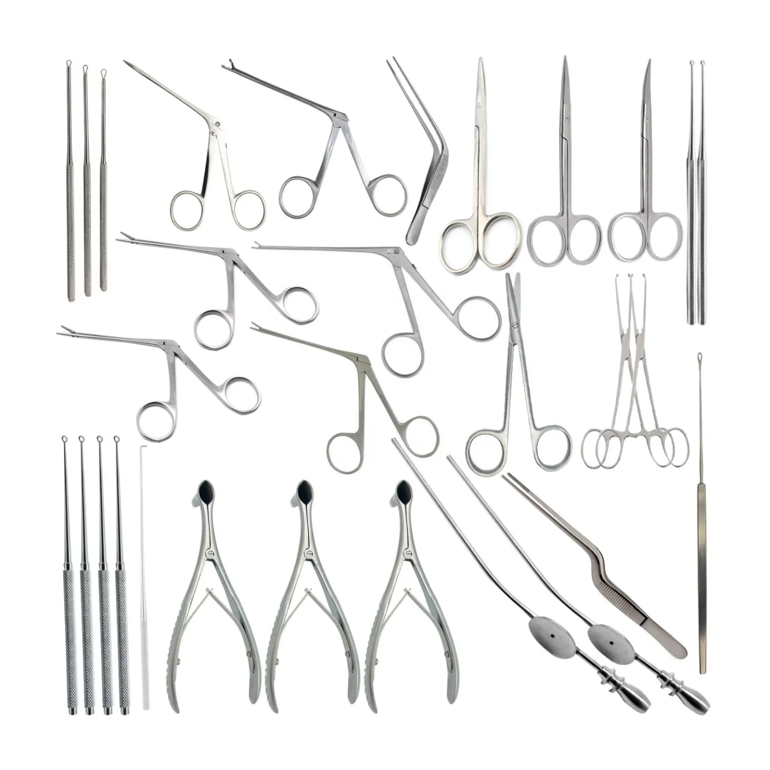 ENT Set of 31Pcs Used for Surgery of Ear Nose Throat, Ent Surgery Set ...