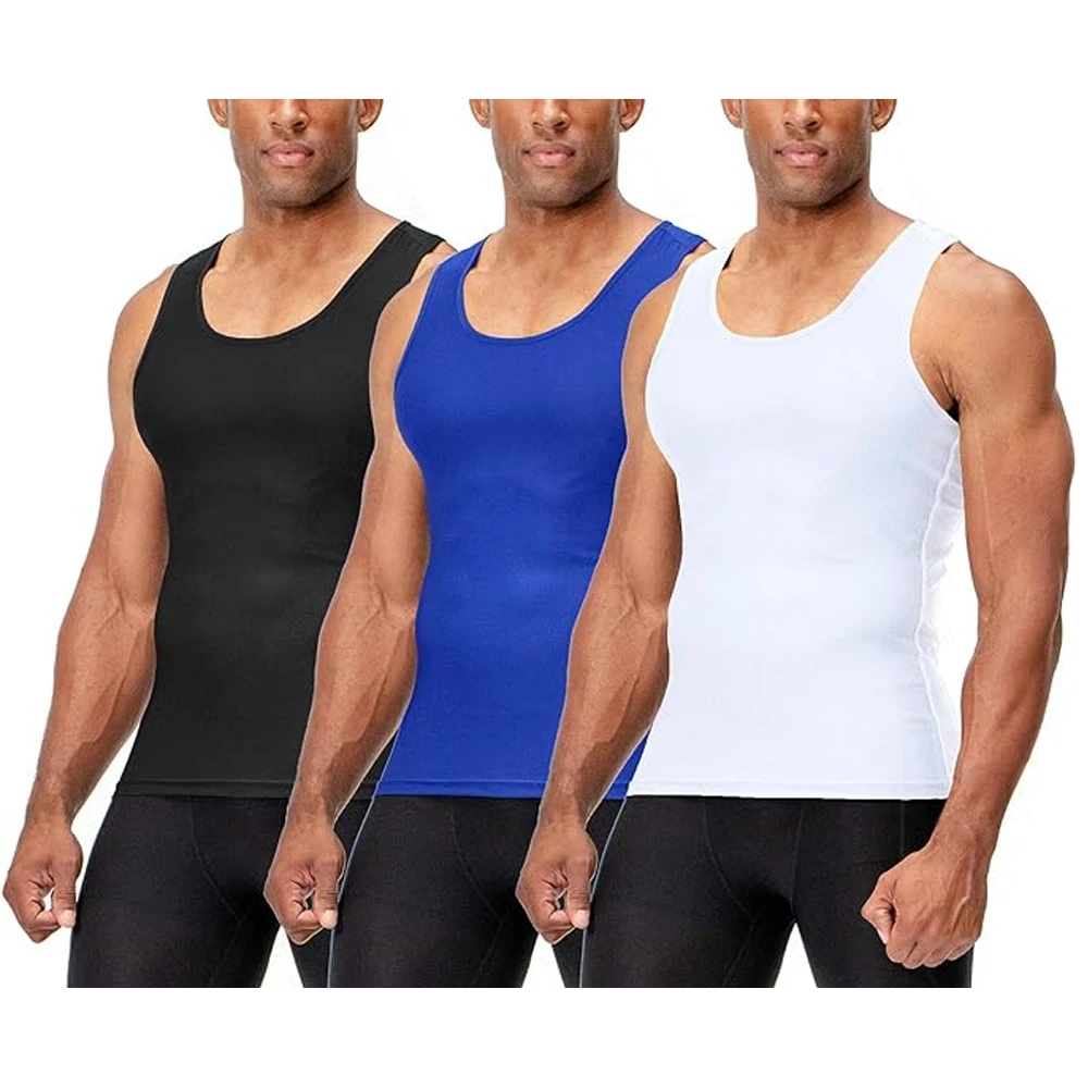 Custom Mens Bodybuilding Stringer Cotton Gym Sleeveless Shirt Fitness