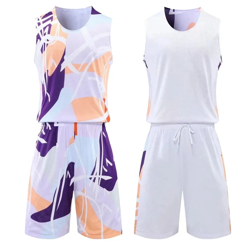 Reversible Embroidery Basketball Uniform Set Best Wholesale Men Jersey ...