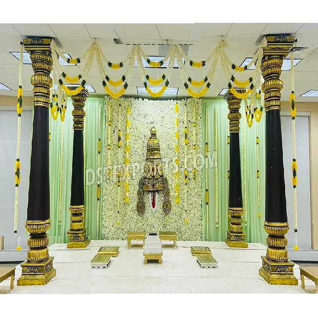 Traditional Indian Wedding Open Mandap Stage Decoration Gorgeous ...