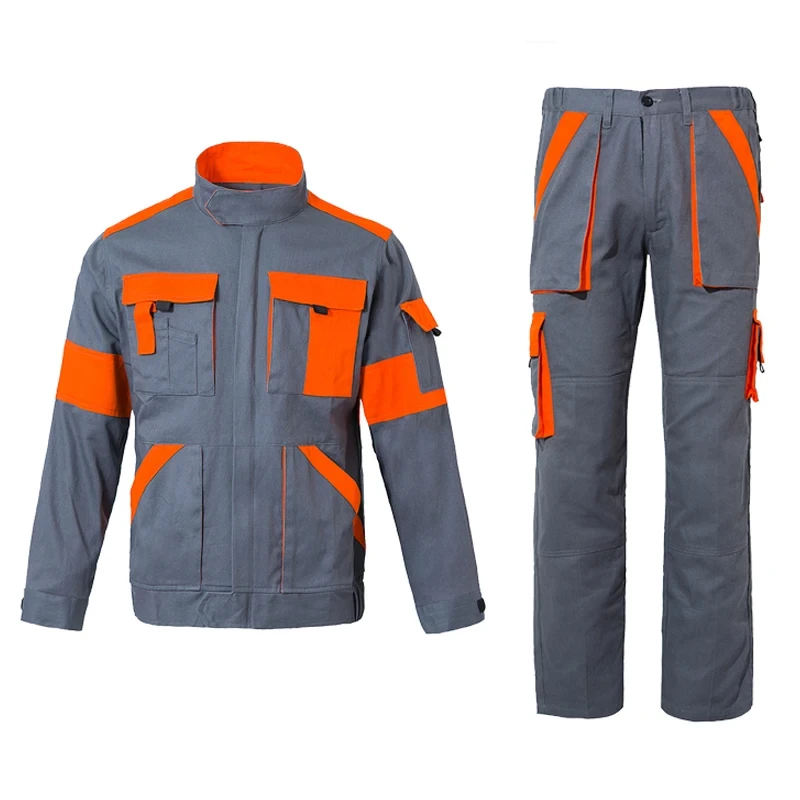 Long Sleeve Industrial Workwear Mechanic Uniform Custom Work Clothing ...