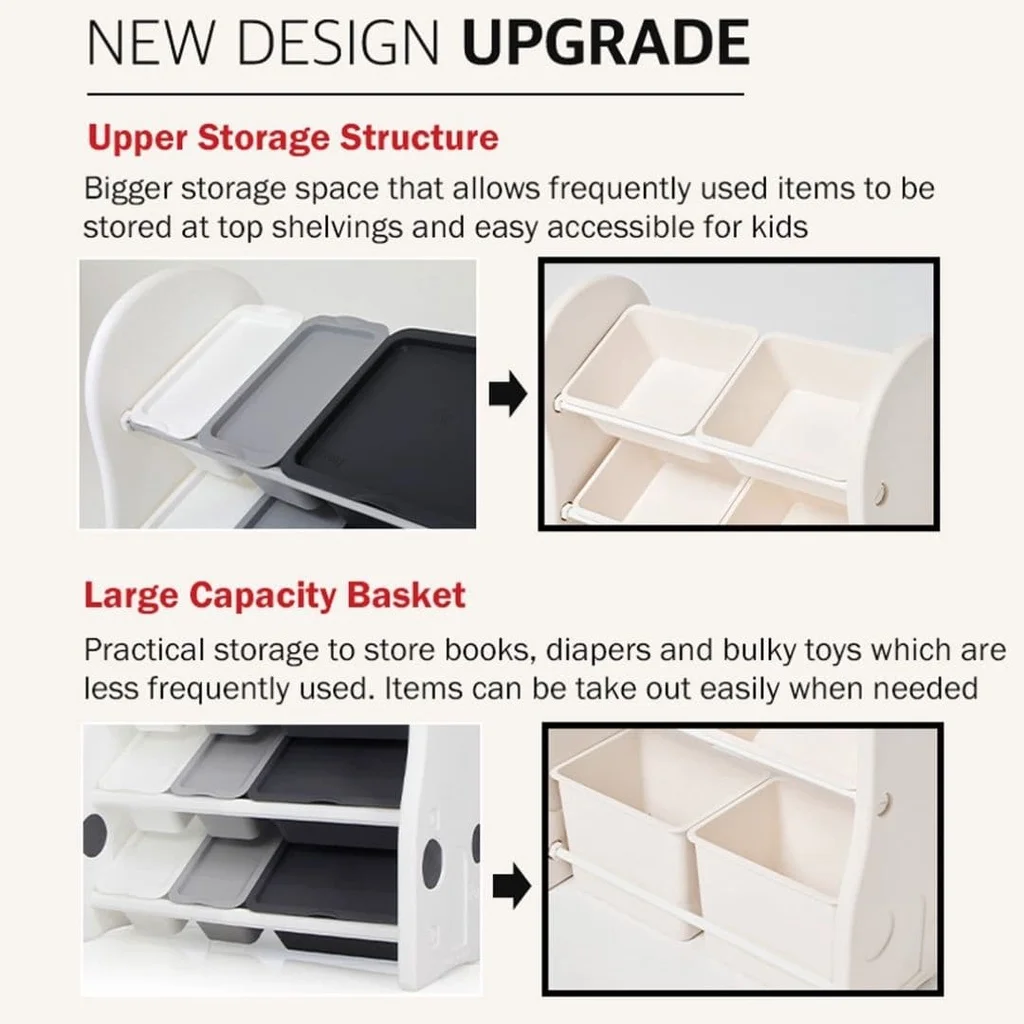 Ifam New Design Toy Cabinet Organizer Bookshelf Storage Organizer For ...