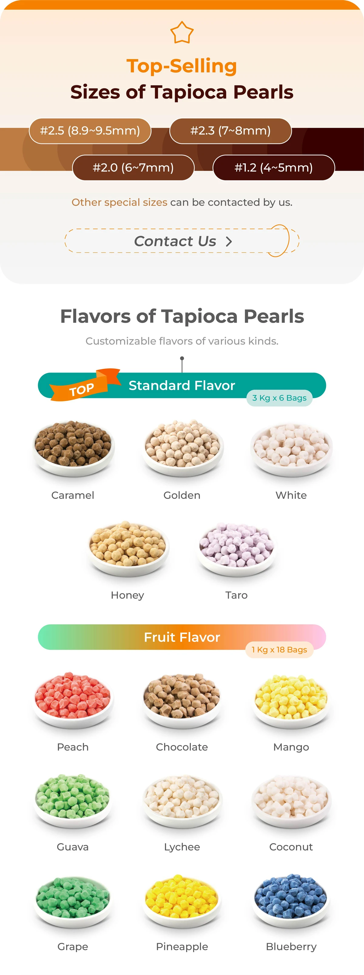Taiwan Bubble Tea Popping Tapioca Black Pearls - Boba Planet