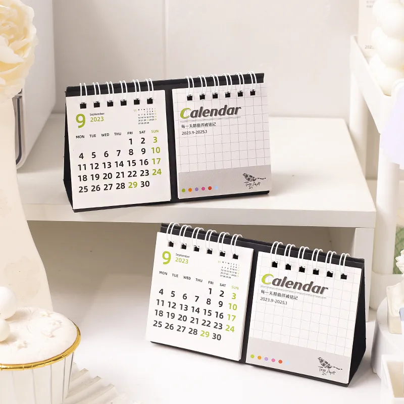 Calendar 2024 Monthly Wall Calendars Custom Desk Calendar Notepad Day ...