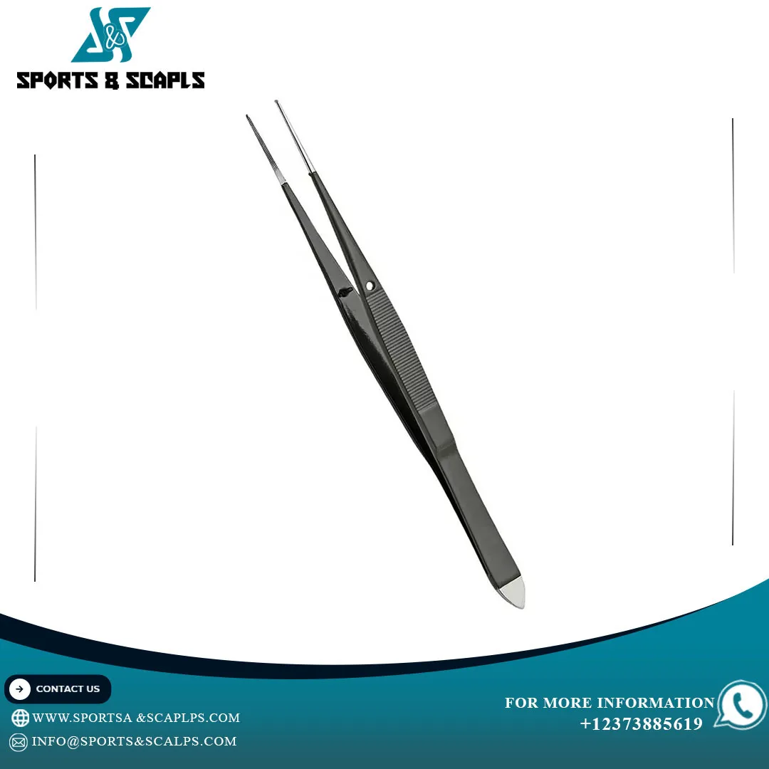 New Design Insulating Tissue Forceps Surgical Instruments Black Color ...