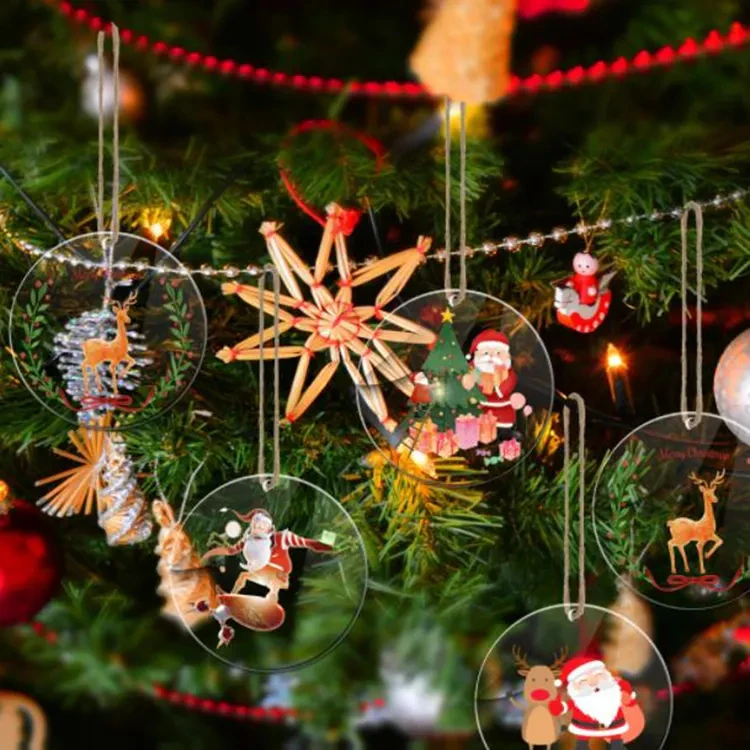 Adornos Navideños De Acrílico Transparente Al Por Mayor,Superventas ...
