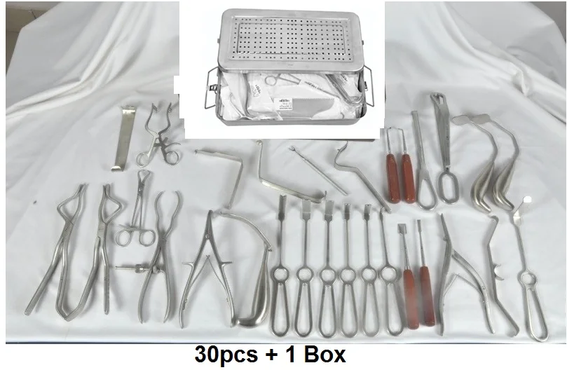 Petri Pterygoid Retractor - 23cm Maxillofacial Instrument