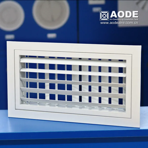 Hvac Aluminium Double Deflection Register With Removable Core - Buy Air ...