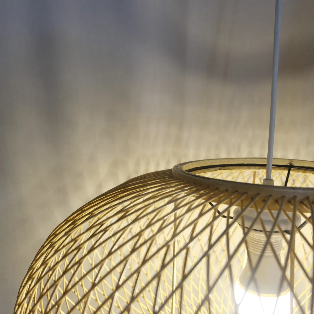 New Bamboo Pendant Light Hanging Ceiling Lamp Fixture Lampshade For ...