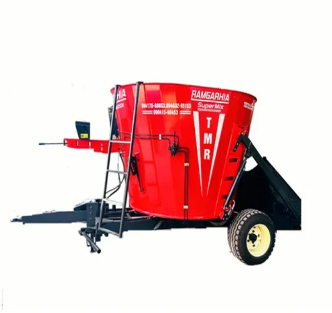 High Quality Single Phase Feed Mixer Poultry 52 M3 Vertical Type Animal ...