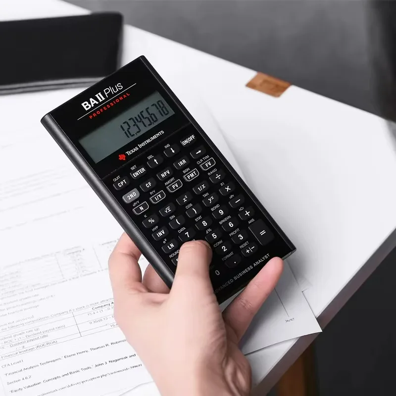 Texas Instruments BA II Plus Calculator - Silver Edition