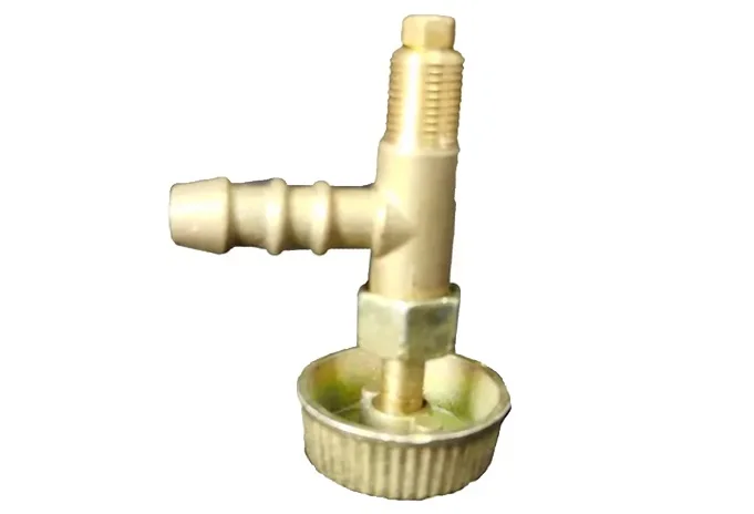 Brass T-Gas Valve for Household LPG Burners - Privac Brassworks