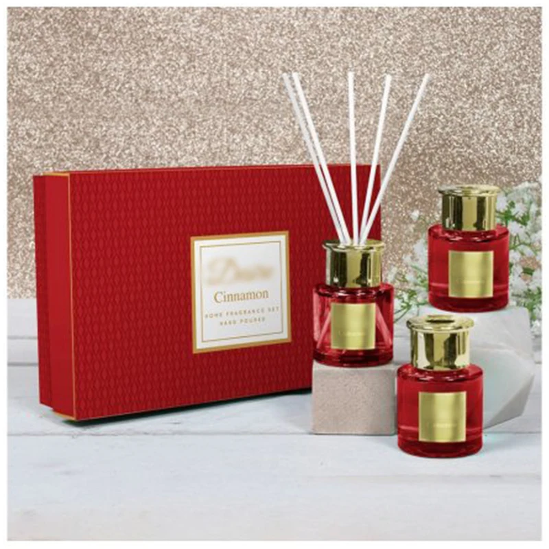Scented Candle Home Fragrance Premium Decorative Glass Perfume Reed ...
