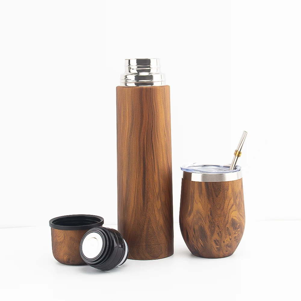 Custom Wooden Complete Yerba Mate Set Modern Mate Gourd with BPA Free ...
