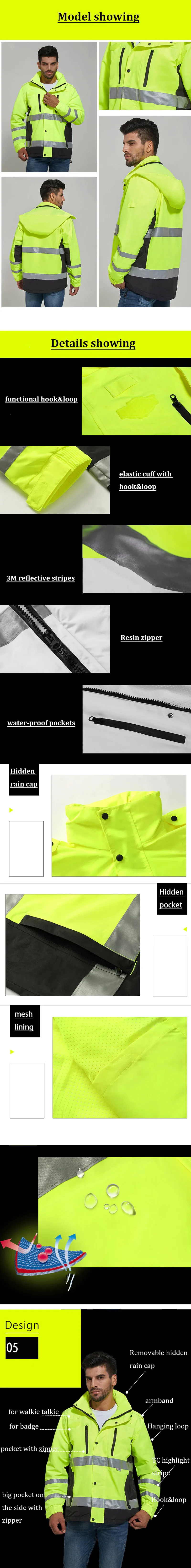 Safety Product Supplier Custom Safety Jacket / Reflective High ...