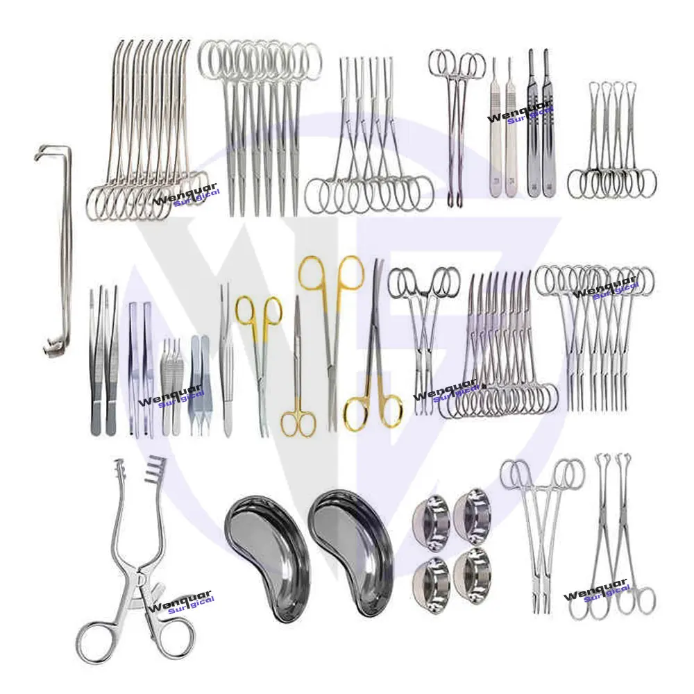 Premium 100% Stainless Steel Hernia Surgery Instrument Set High-Grade ...