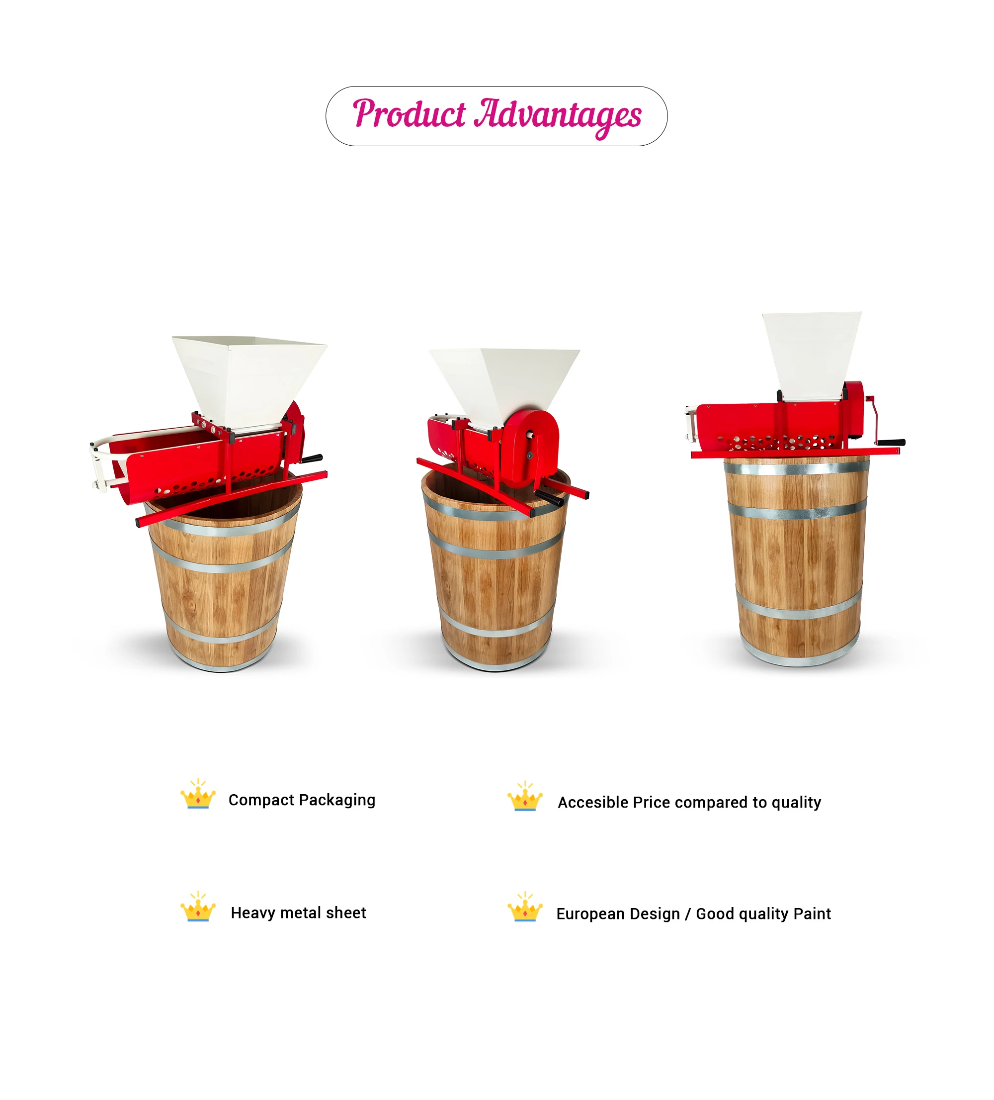 Cheap / Good Price Winemaking Home Equipment Manual Grape Destemmer ...