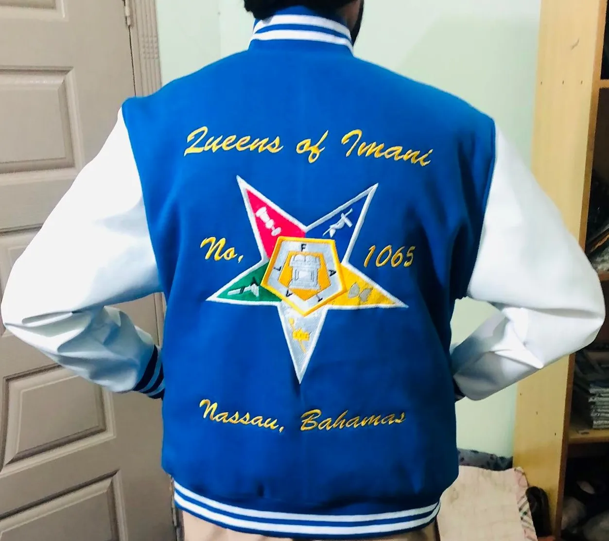 Customised Jacket Oes Order of the Eastern Star Varsity Jackets Custom ...