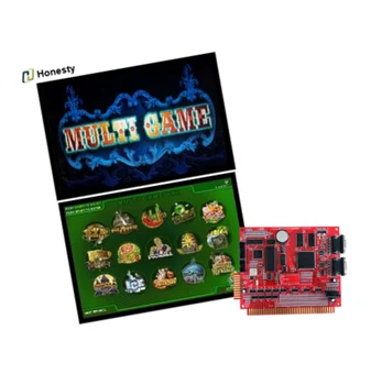 95 Scores Coin Operated Game Board Multi Game Xxl 15in1 Dual Screen ...