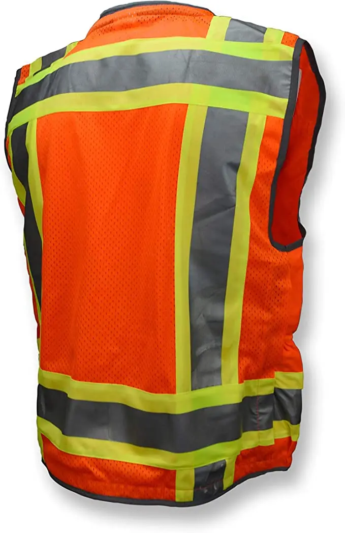 High Visibility Reflective Vest Construction Reflective Safety Vest ...