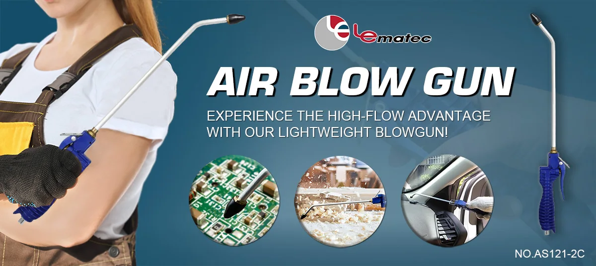 Pneumatic Air Wand Compressor Blow Dust Gun Safe Tip Tool Accessories ...