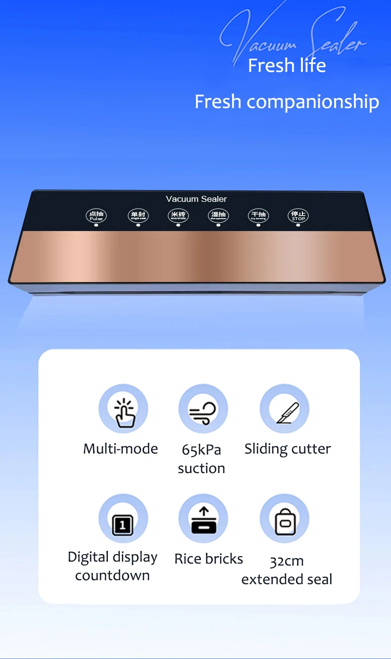 Custom Wholesale Mini Vacuum Packing Machine Food Bag Sealer Kitchen ...