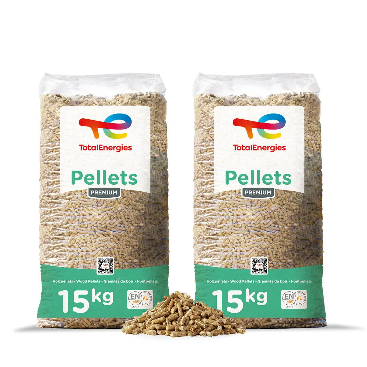 Enplusa1 Wood Pellets A1 6mm 8mm | Big Bag Or 15 Kg Bags | Fuel Oak ...