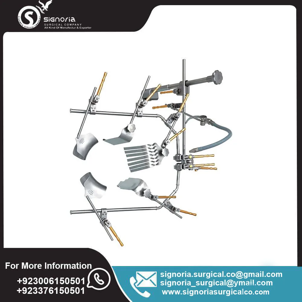 Omni Tract Surgical Retractor Set With Wishbone Frame Retractors ...