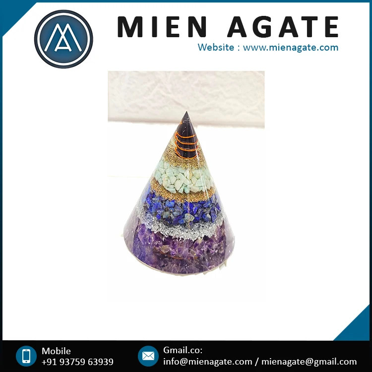 Dangerous EMF Radiation Protecting Antenna Orgonite Pyramid in Premium ...