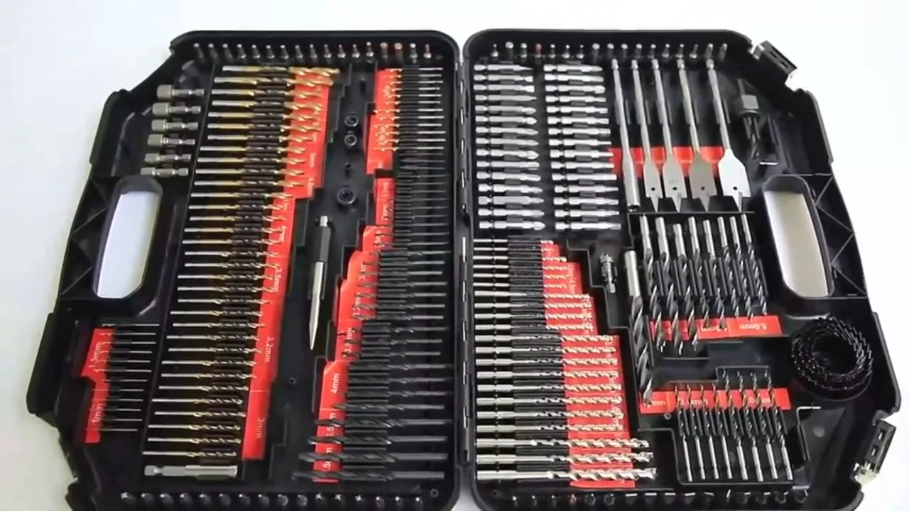 Titanium Hss Twist Drill Bit Set,246pcs Combination Drill Bit Set With ...