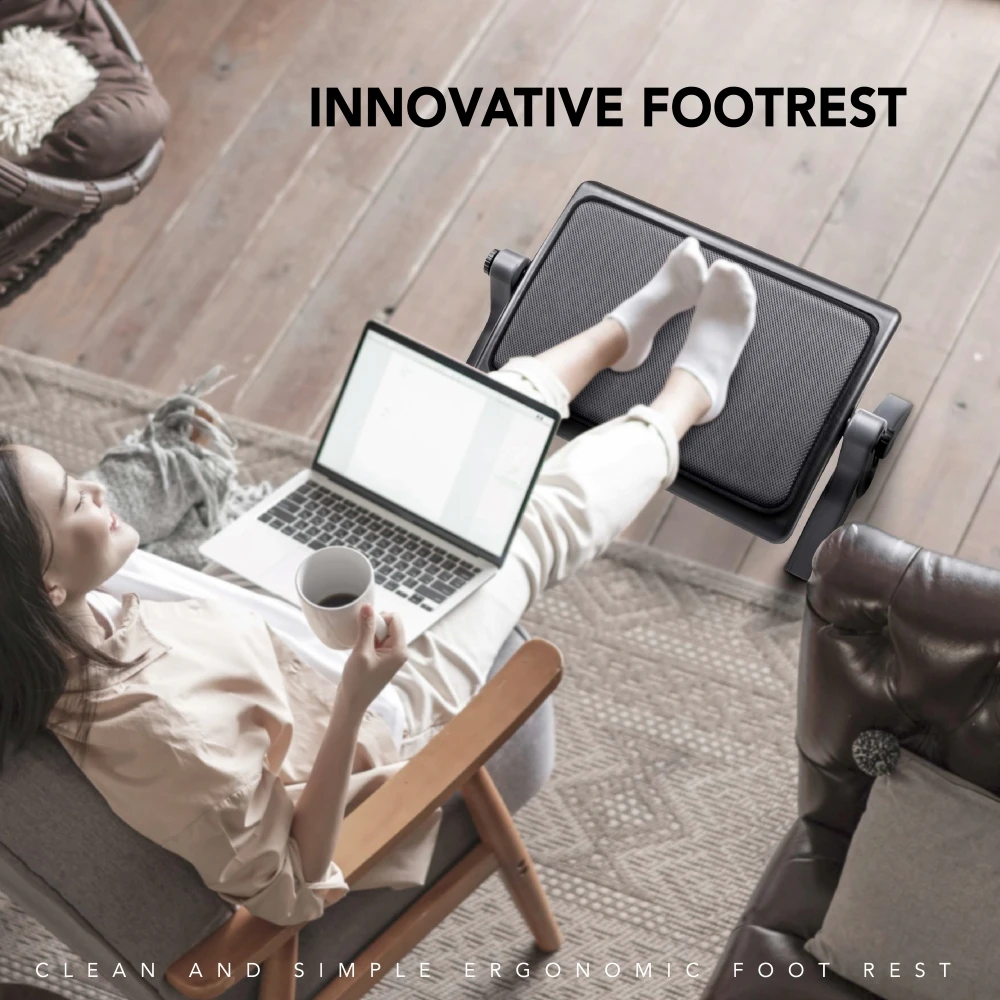 Ergonomic Chair Foot Rest - Aidata Office Footrest Sponge