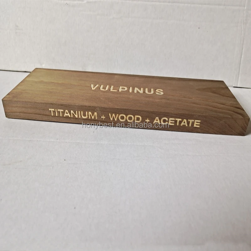 Engraved Wooden Blocks With Brand Logo Counter Retail Display Riser ...