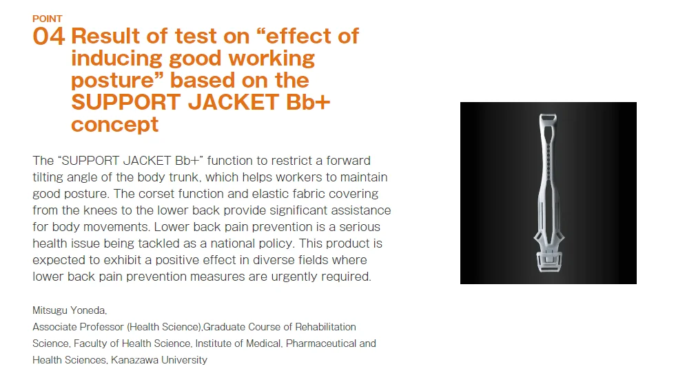 UPR Support Jacket Bb+proiii - Assistive Suit Made in Japan