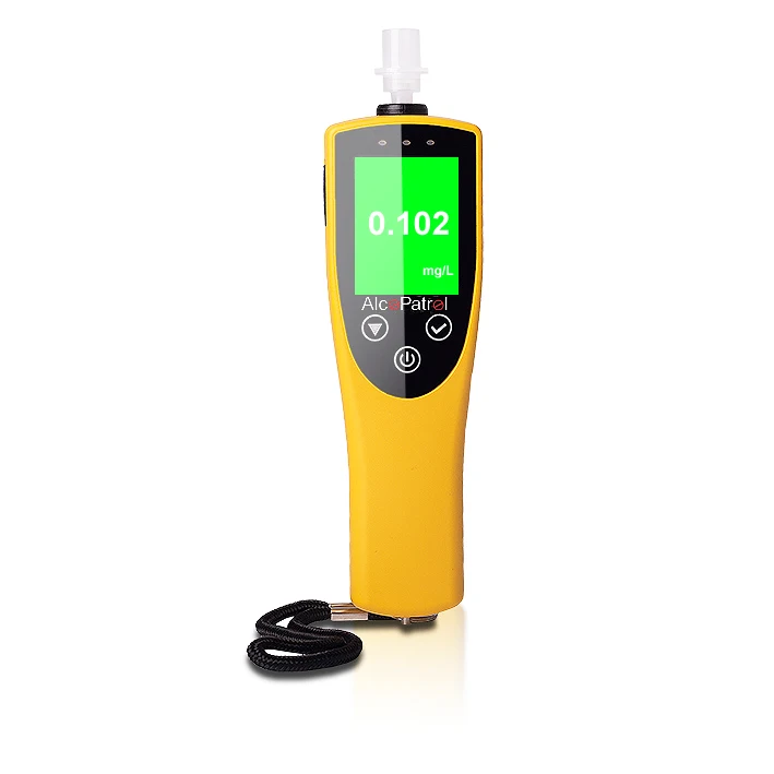 Yellow Breathalyzer - Professional Breath Alcohol Sensor