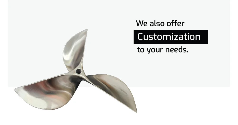 High Quality Long Tail Propeller - Customizable Boat Propeller