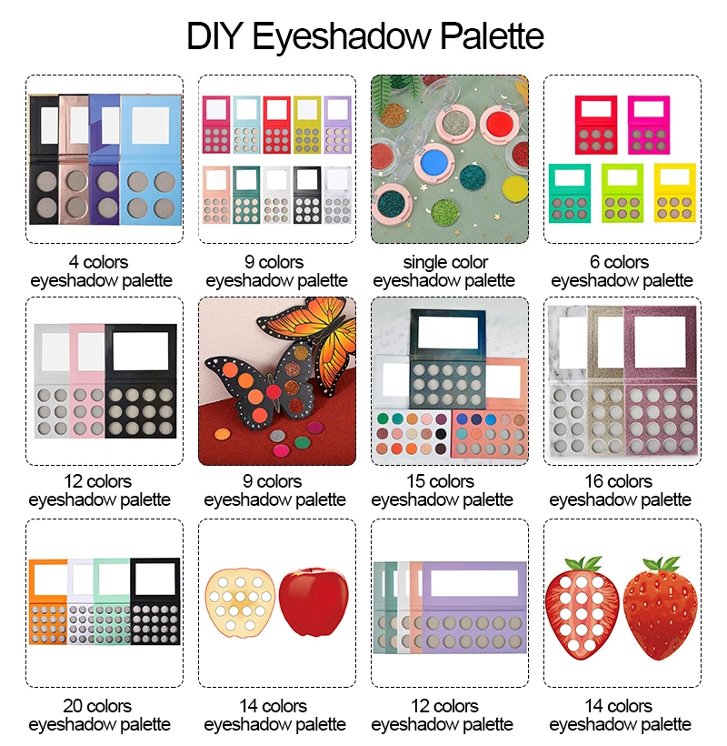 9 Color Custom Eyeshadow Palette Eye Shadow Makeup Eyeshadow Palette ...