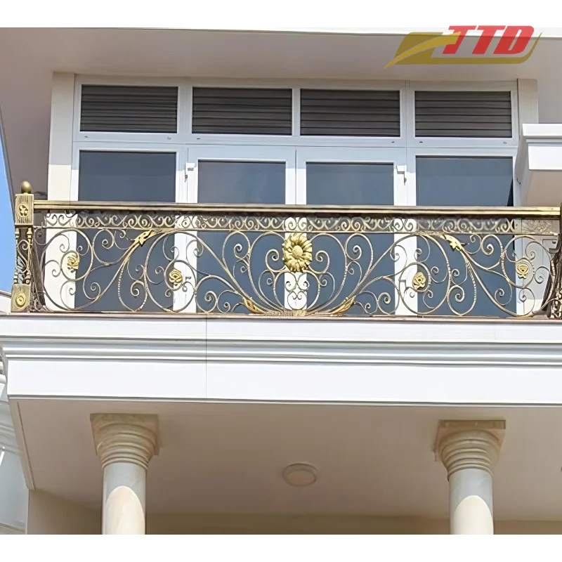 Custom Wrought Iron Balcony Railing Perfect for Artistic Balcony ...