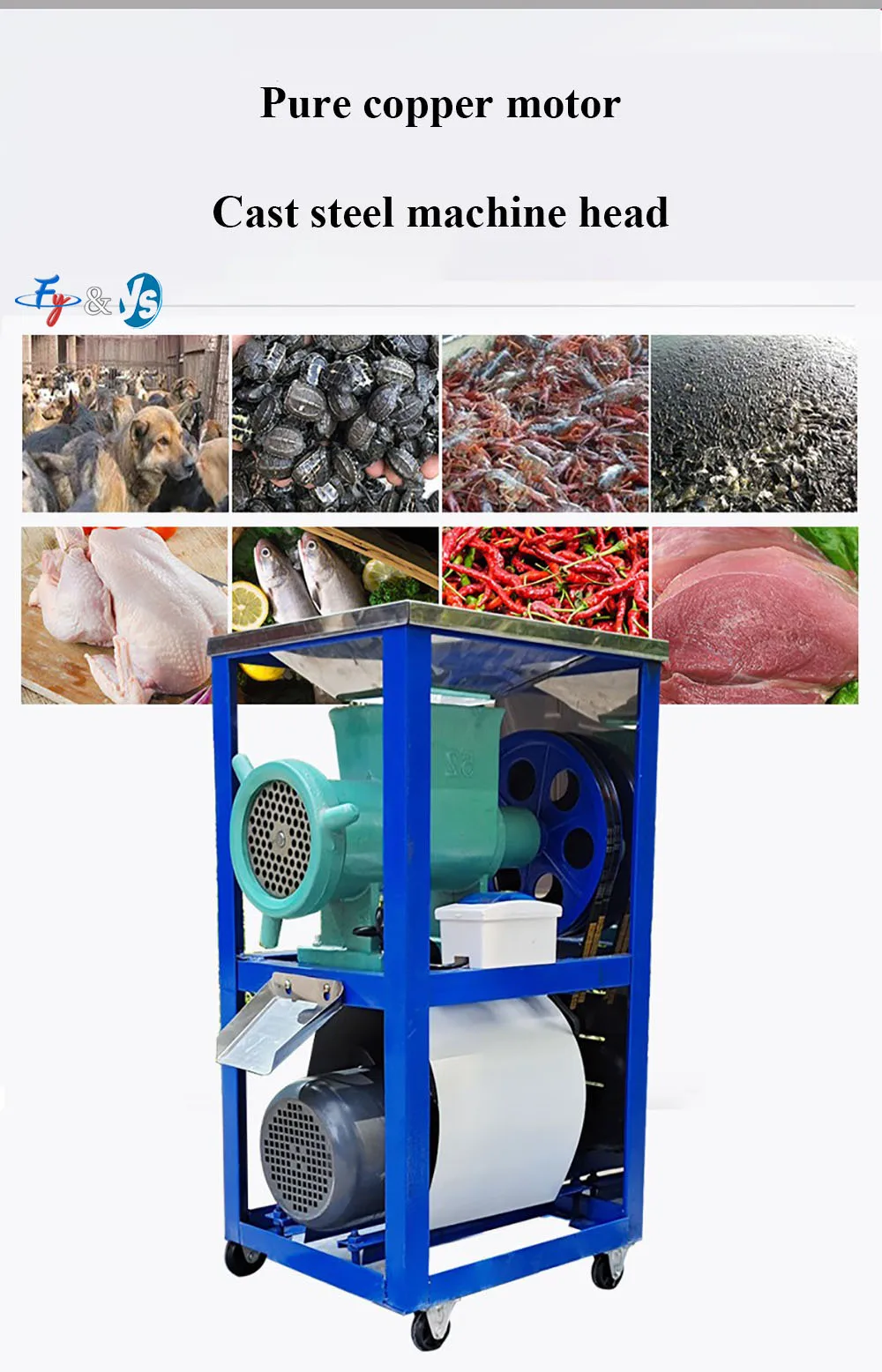 52 Model 4000W Electric Meat Grinder Suitable for Various Types of Meat ...