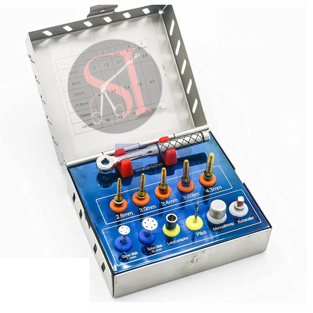 12 pcs Dental Bone Expander Kit Orthodontic Bone Expander Kit Oral ...