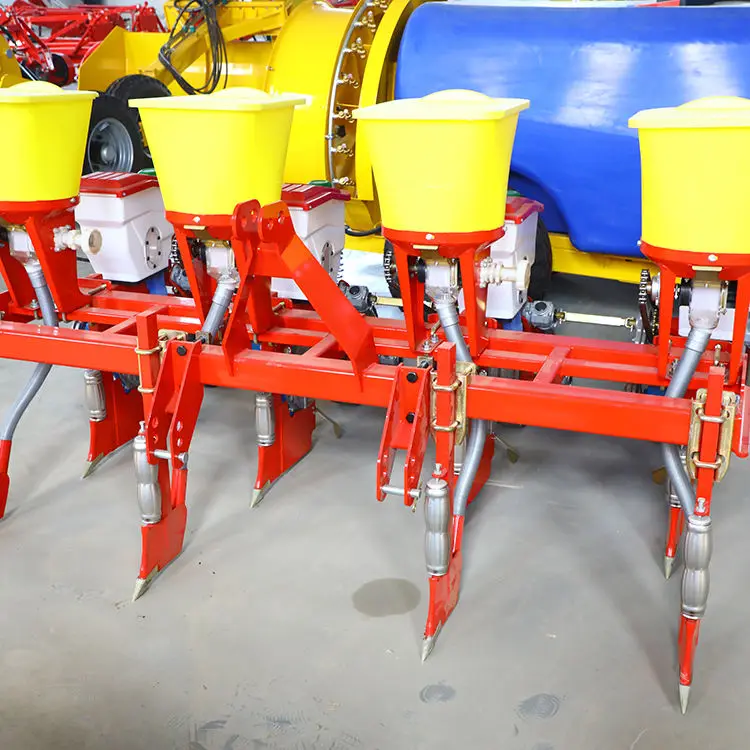 High Precision Seedling Planting Machine - 4 Rows Tractor Maize Planter
