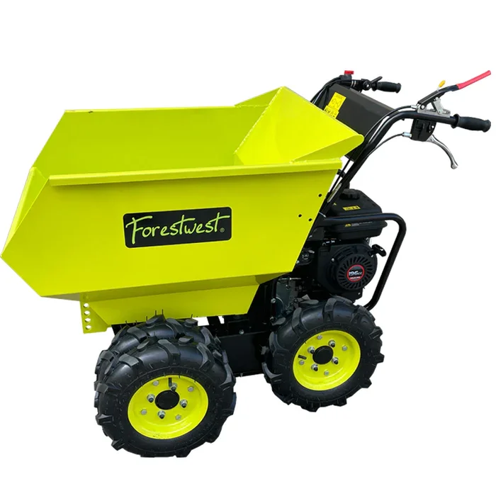500KG Motorized Wheelbarrow Petrol 6.5HP - 3F1R Dumper