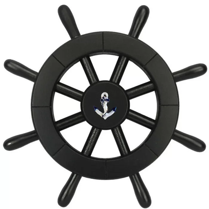 Ship Wooden Wheel Nautical Beach Wooden Boat Ship Steering Wheel Hand ...