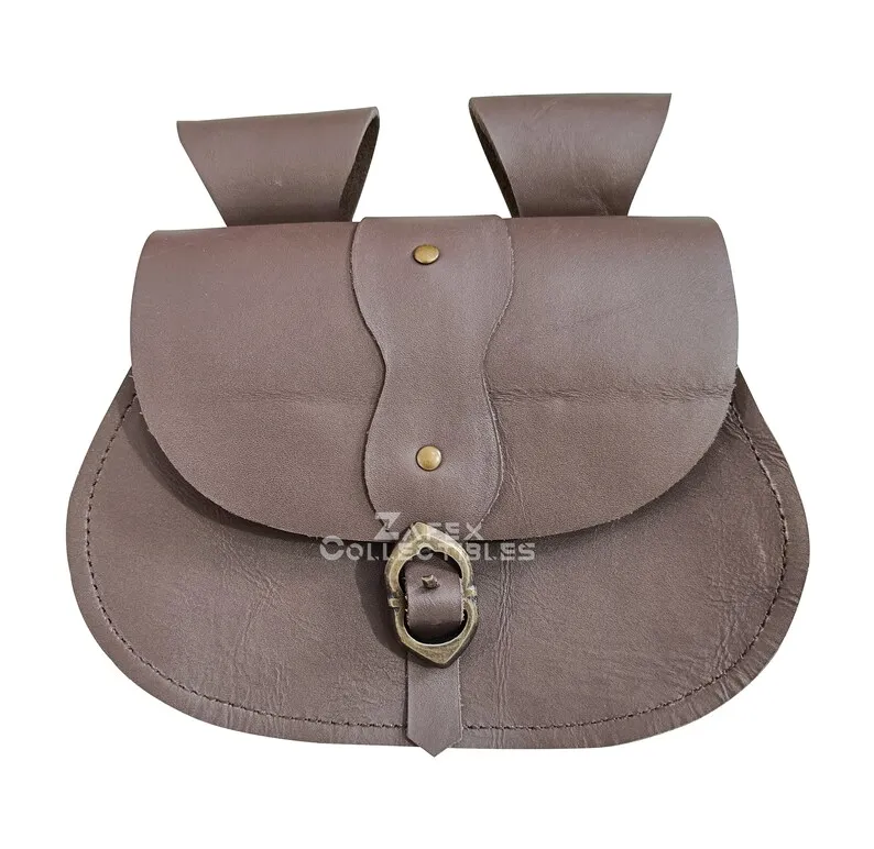 Genuine Leather Handmade Bag For Medieval Renaissance Parties Halloween ...