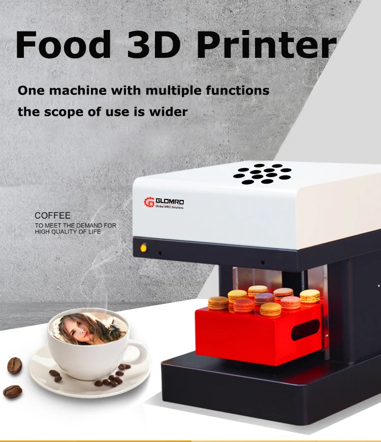 Automatic Inkjet Printers 3d Food Coffee Edible Cake Printer - Buy ...