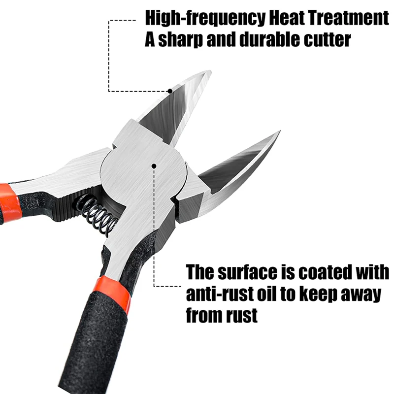 Hand Tools Practical Electrical Wire Cable Cutters Cutting Side Snips ...