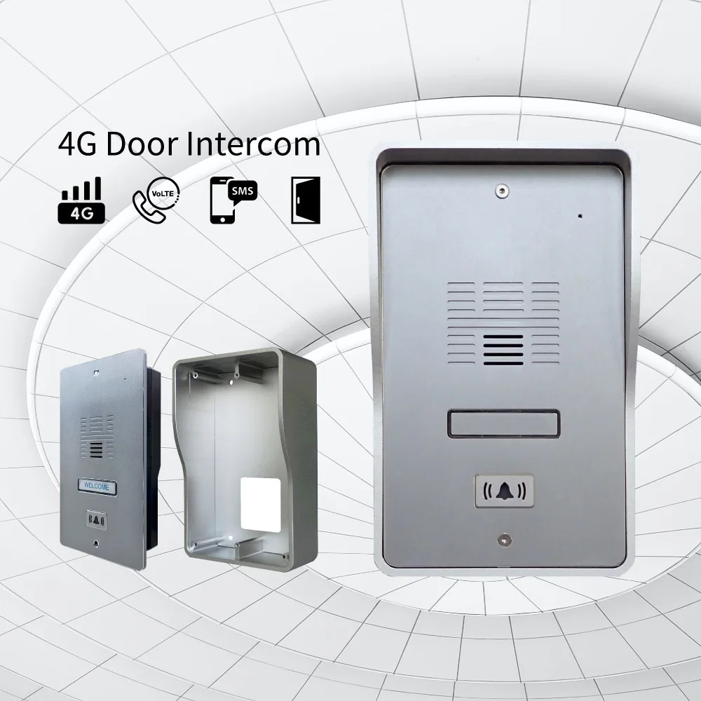 4g Volte Wireless Outdoor Intercom With Access Control - Buy Audio Door ...