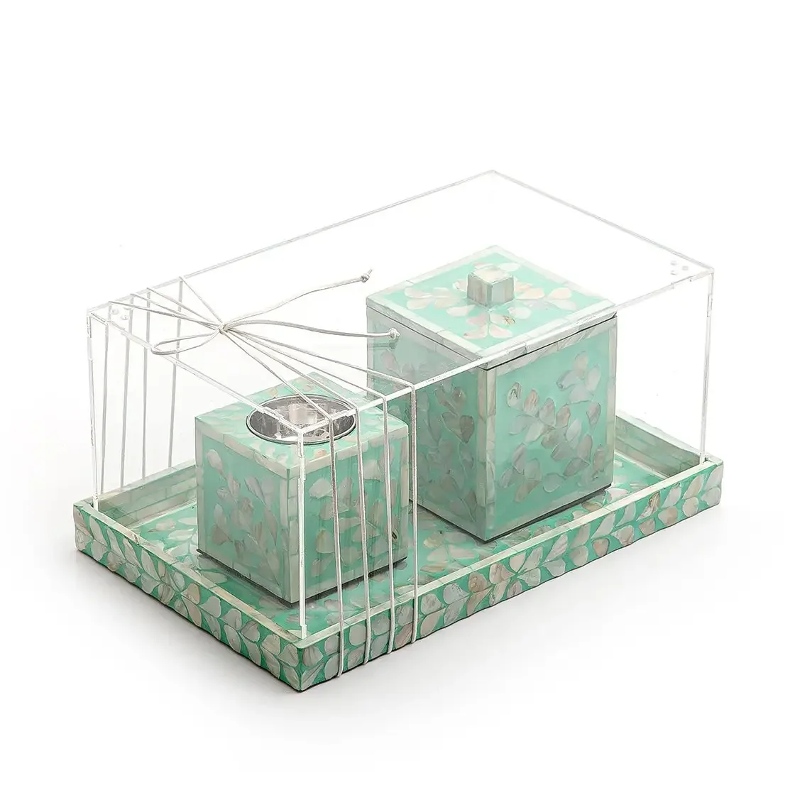 Eid 2024 Mother Of Pearl Inlay Bakhoor Burner Tray Box Bone Inlay ...