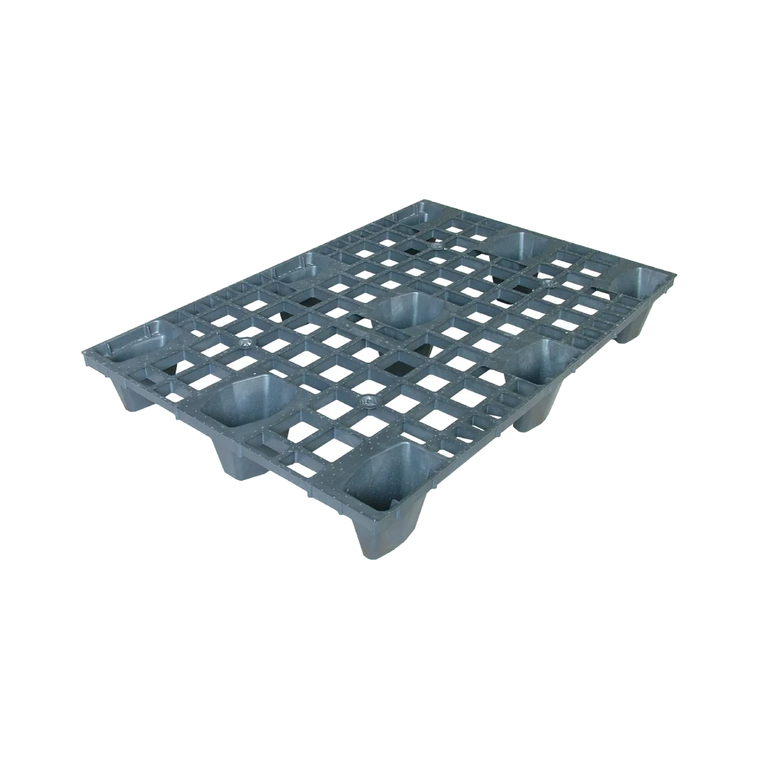 9-Foot Single Faced Euro Pallet Recycled PP HDPE Material 4-Way Entry ...