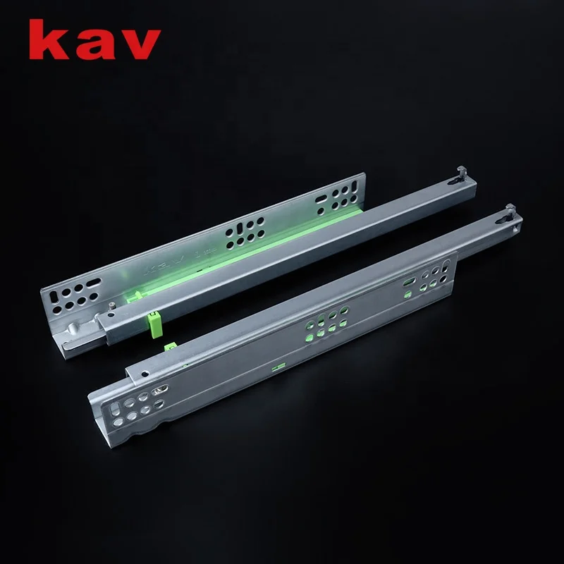 Half Extension Undermount Concealed Drawer Telescopic Channel Rail ...